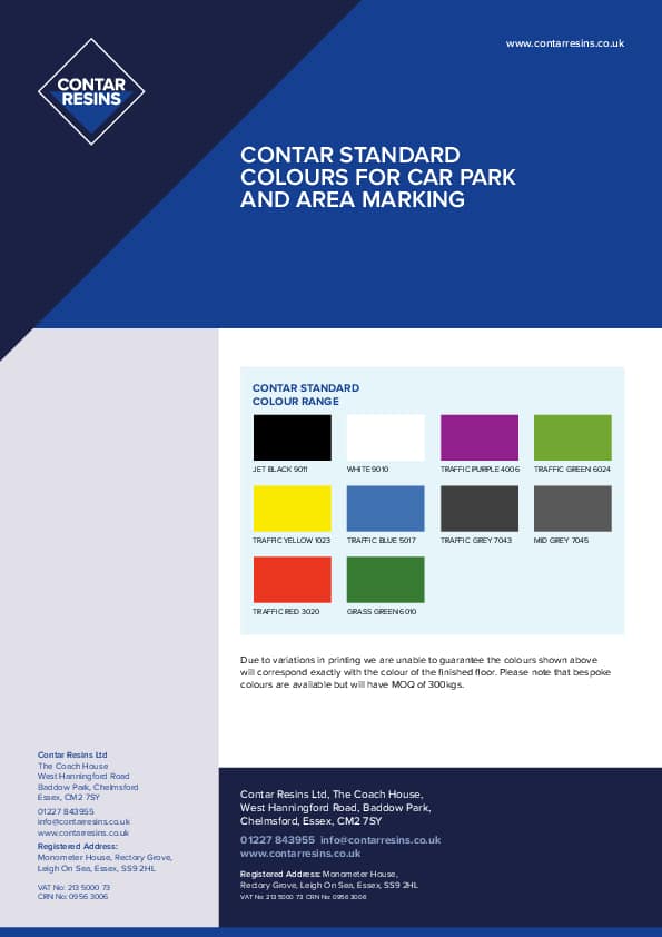 Specification Sheets - Contar Resins
